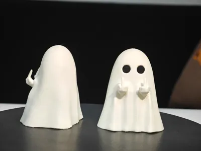 Middle finger ghost~ by user_3852343334 MakerWorld: Download Free 3D Models