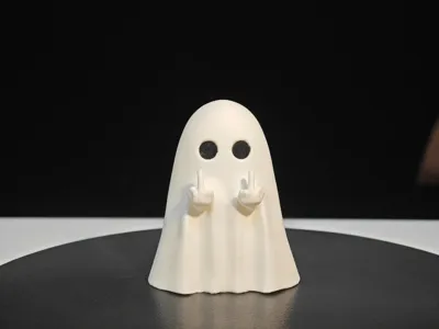 Middle finger ghost~ by user_3852343334 MakerWorld: Download Free 3D Models
