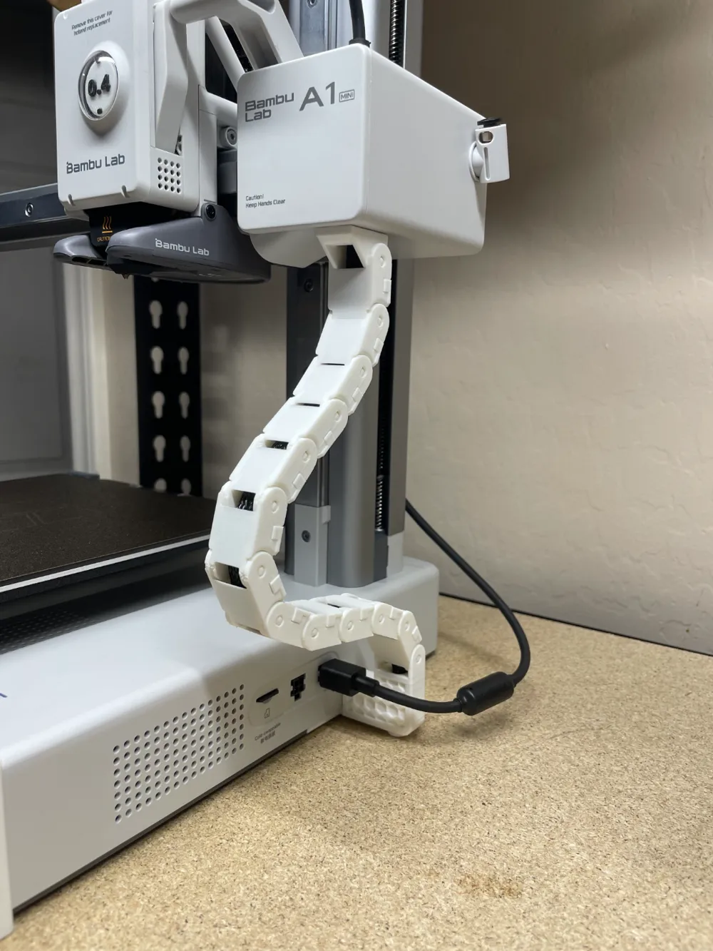 A1 mini Print-in-Place Side Drag Chain by Andrew MakerWorld: Download Free 3D Models