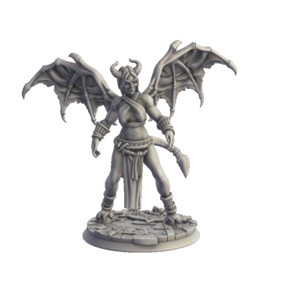 Half-Demon Warlock – Daily Miniature Challenge by GFrames Geek MakerWorld: Download Free 3D Models