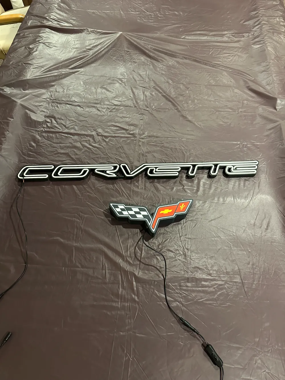 Corvette Lettering Neon sign by thingspatprinted - MakerWorld