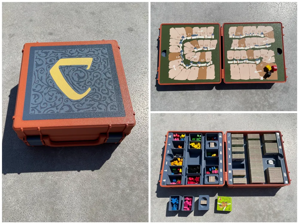 Carcassonne Big Box Storage (11 Expansion) Remixed by Rik2408 MakerWorld: Download Free 3D Models
