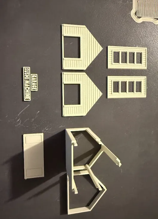 1:64 and 1:160 Sushi Machine Garage Diorama by Bokkins3d MakerWorld ...