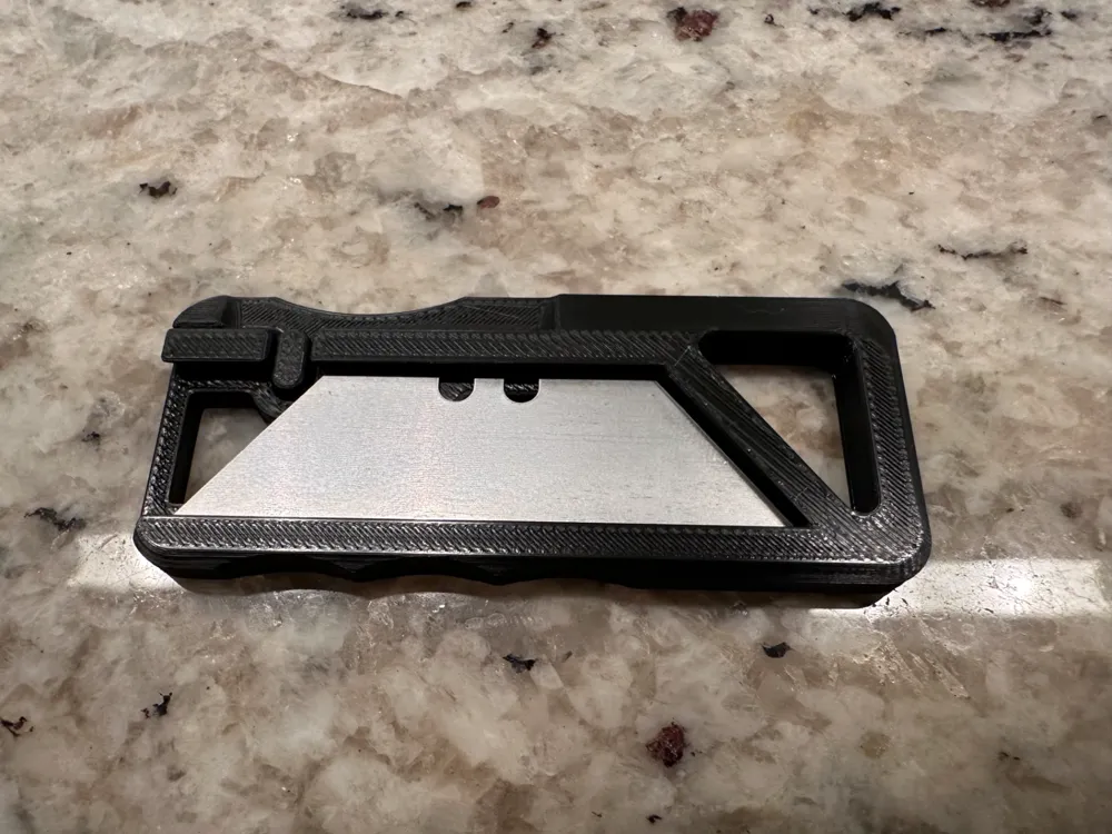 Utility Knife / Razor Blade Holder / EDC Remixed by bdwilson - MakerWorld