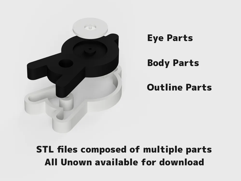 Pokémon Unown Magnet Complete Collection by tellus1019 - MakerWorld