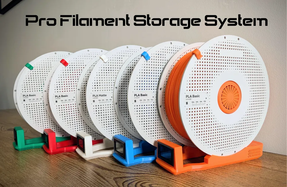 Pro Filament Storage System V2 Remixed by DarkHorseDesignWorks - MakerWorld