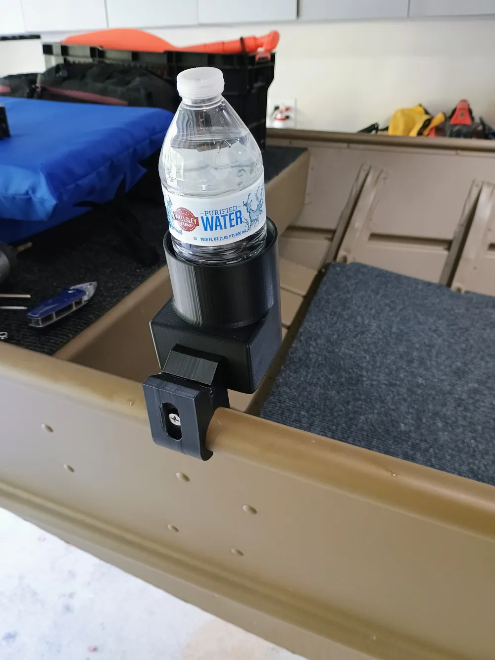 Rail Clamp for Jon Boat by chris MakerWorld: Download Free 3D Models