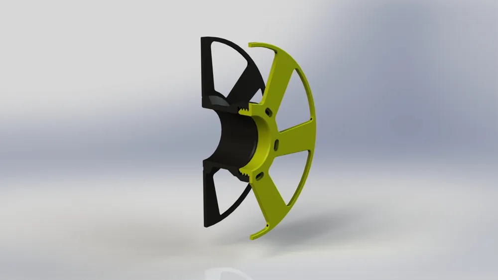 Bambu AMS Refill Spool EM-AMS Twist Lock by Embrace Making MakerWorld ...