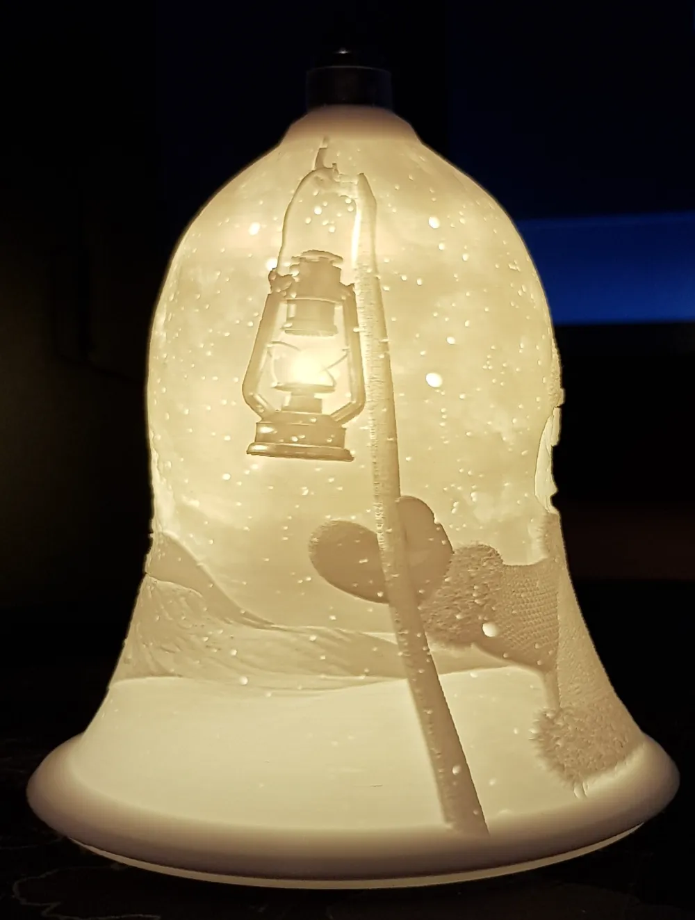 Christmas Lithophane Bell Decoration by luke MakerWorld: Download Free ...