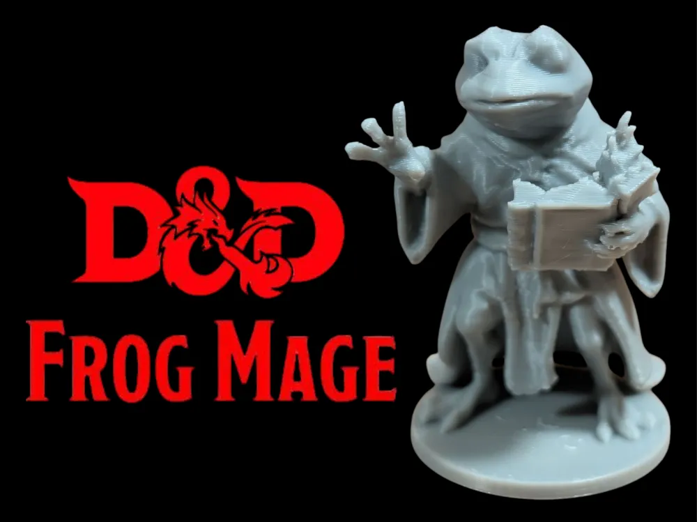 DnD Frog Mage Miniature by MikeGyver - MakerWorld