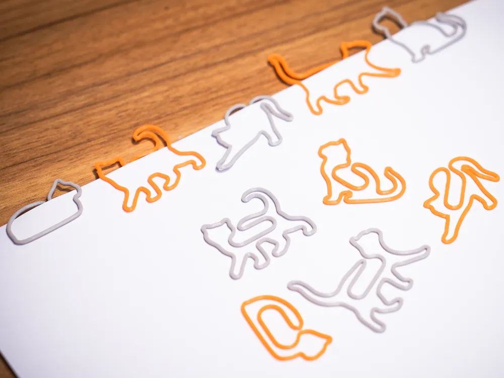 Cat Paperclips - Free 3D Print Model - MakerWorld