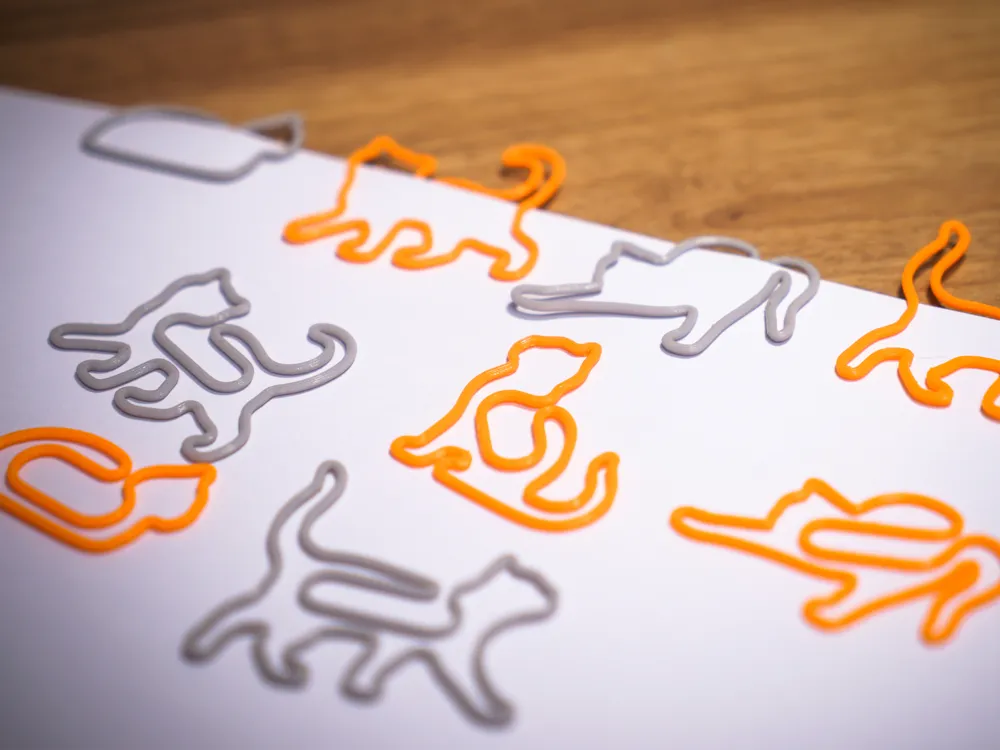 Cat Paperclips - Free 3D Print Model - MakerWorld