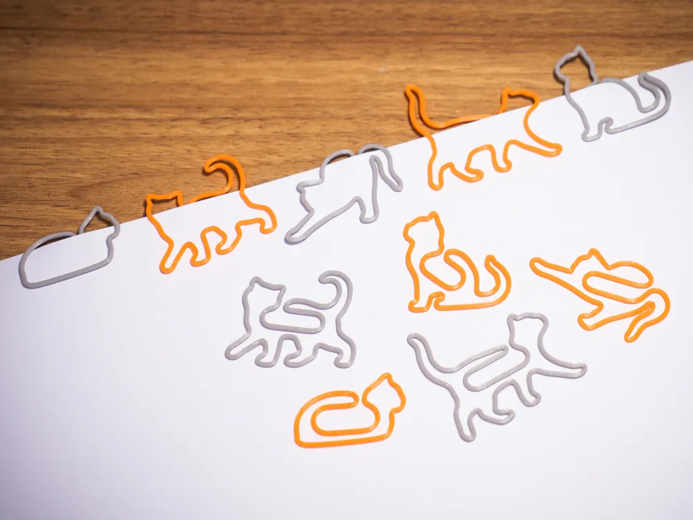 Cat Paperclips - Free 3D Print Model - MakerWorld