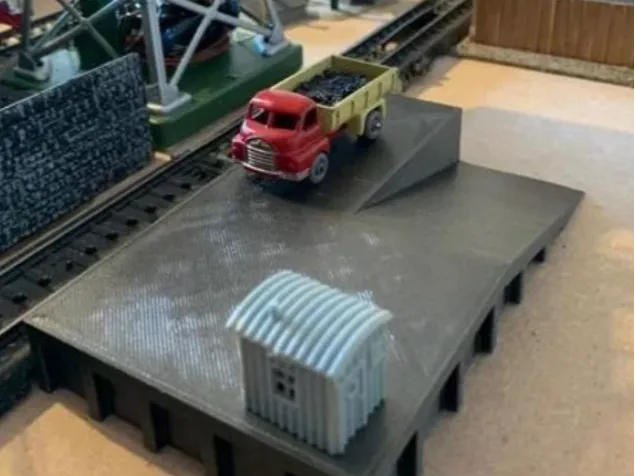 Train Loading Dock H0 Scale by VarthDader - MakerWorld