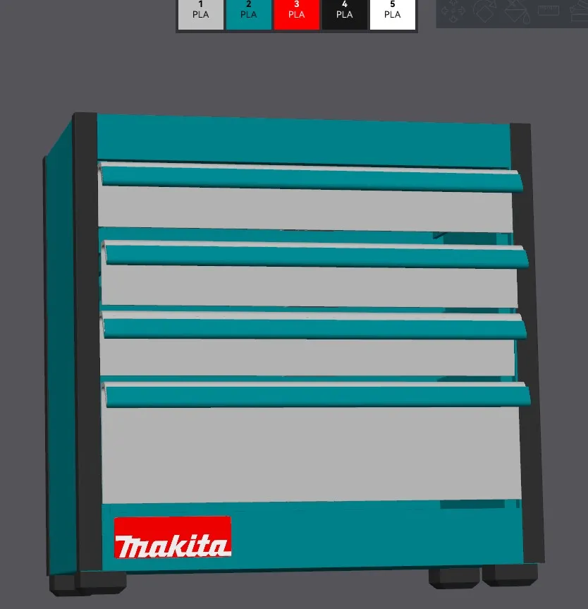 Makita Mini Desktop Toolbox Remixed by CeeDog99 MakerWorld: Download ...