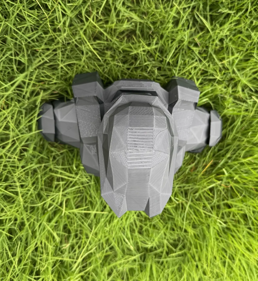 Master Chief Bust Low Poly - Free 3D Print Model - MakerWorld