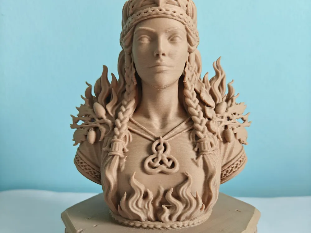 Brigid Celtic goddesses - Free 3D Print Model - MakerWorld