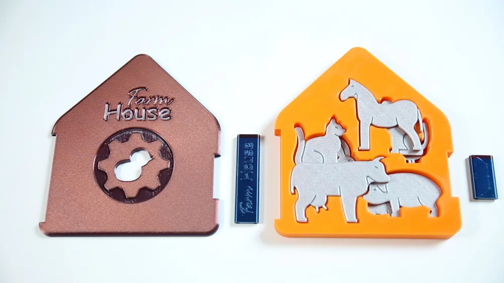 Farm House puzzle - Free 3D Print Model - MakerWorld