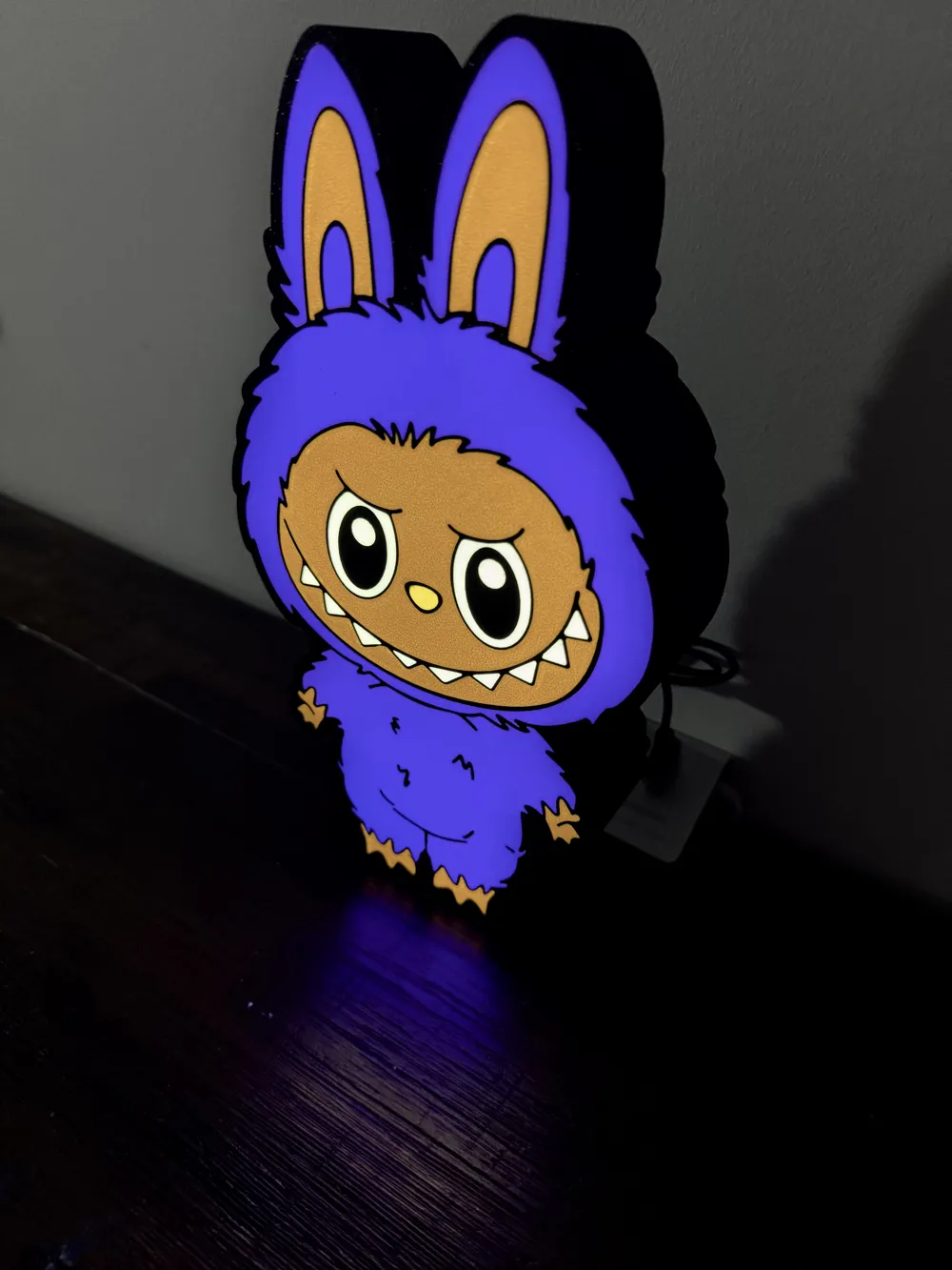 Bright La Bu Lafufu Coloured ugly Doll Light Box by vidguide MakerWorld: Download Free 3D Models