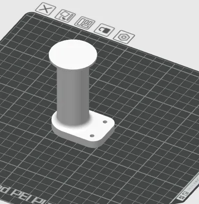 Filament spool holder, wall mounted by Insectium3D - MakerWorld
