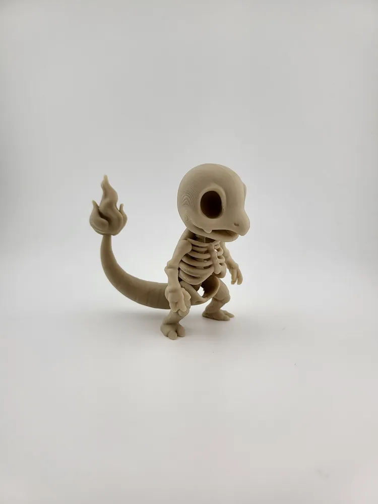Charmander Skeleton Figure pokemon horror kawaii - Free 3D Print Model ...