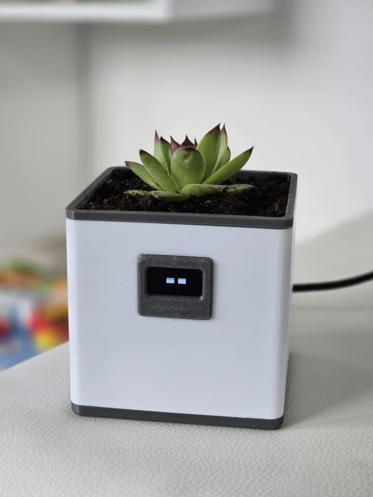 Smart flowerpot (Arduino nano + IIC I2C OLED) - MakerWorld 3D Model | 3Drop