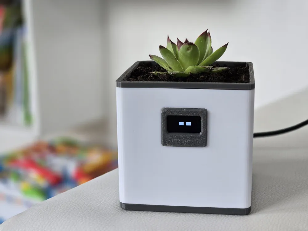 Smart flowerpot (Arduino nano + IIC I2C OLED) - MakerWorld 3D Model | 3Drop