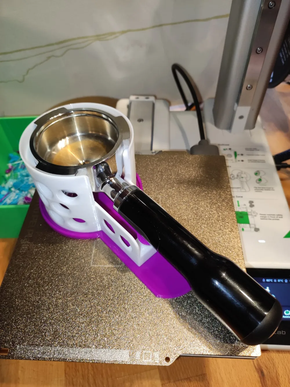 58mm Tamper Station with Base for Quickmill by CappuCrafter - MakerWorld