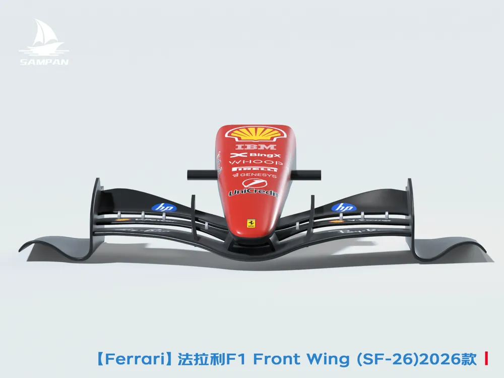 [Ferrari] Ferrari 2026 F1 Car SF-26 Front Wing Book Nook Car ...