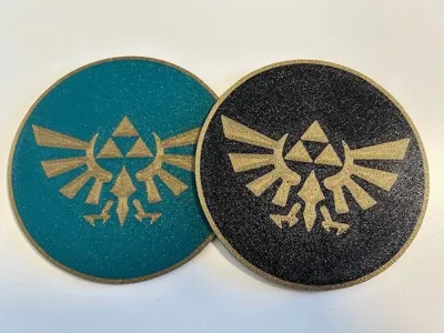 Zelda Sheikah Eye Coaster by mipmay3D - MakerWorld