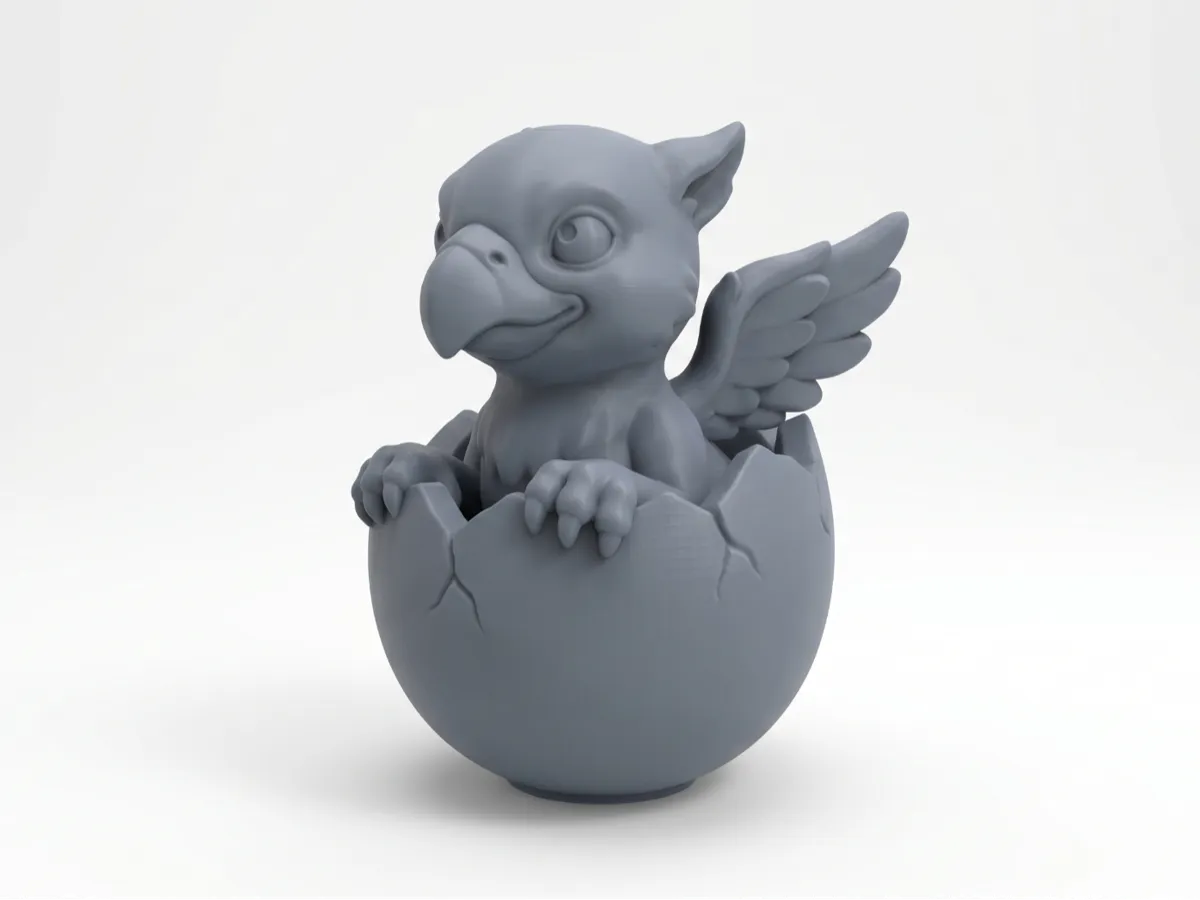 Baby gryphon hatchling - Free 3D Print Model - MakerWorld