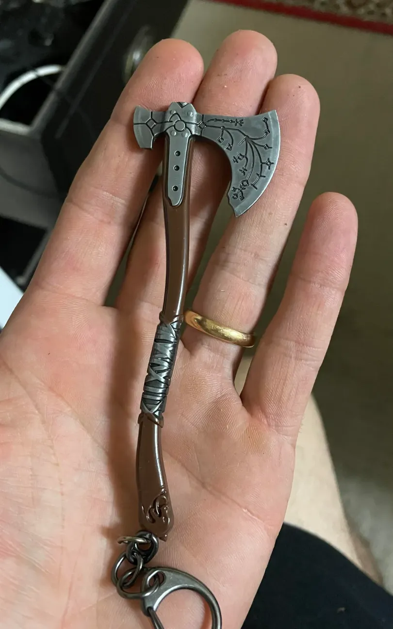 Axe Leviatan Keychain by G.luca3dMaker MakerWorld: Download Free 3D Models