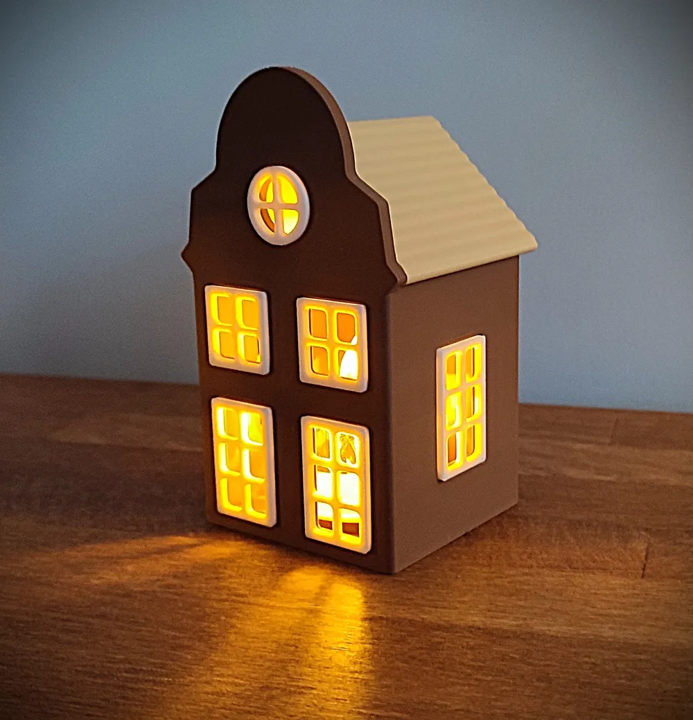 Mini Candle House - lantern house. by Wieniu MakerWorld: Download Free ...