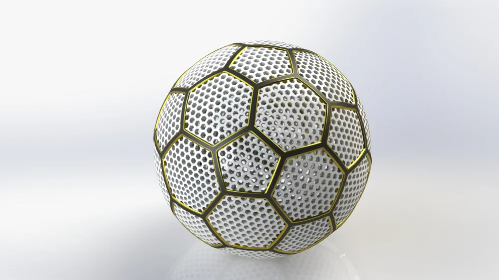 Soccer Football Airless Ball by 3DXAV - MakerWorld