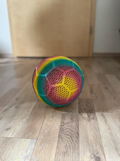 Soccer Football Airless Ball by 3DXAVMakerWorld: Download Free 3D Models