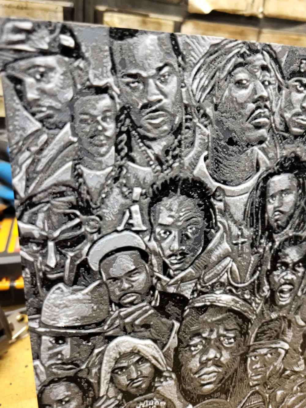 Hip Hop Hall Of Fame Hueforge by 3Deez Prints - MakerWorld