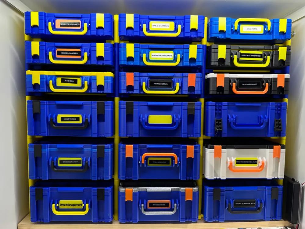Gridfinity Storage Box Rack System - Free 3D Print Model - MakerWorld