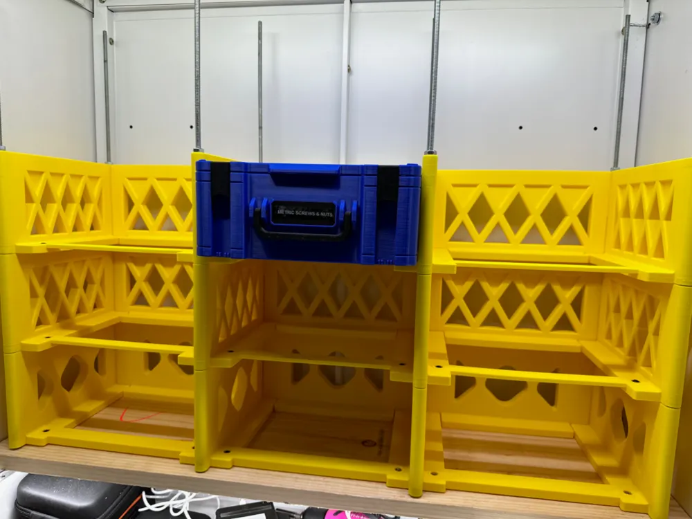 Gridfinity Storage Box Rack System by deannerene - MakerWorld