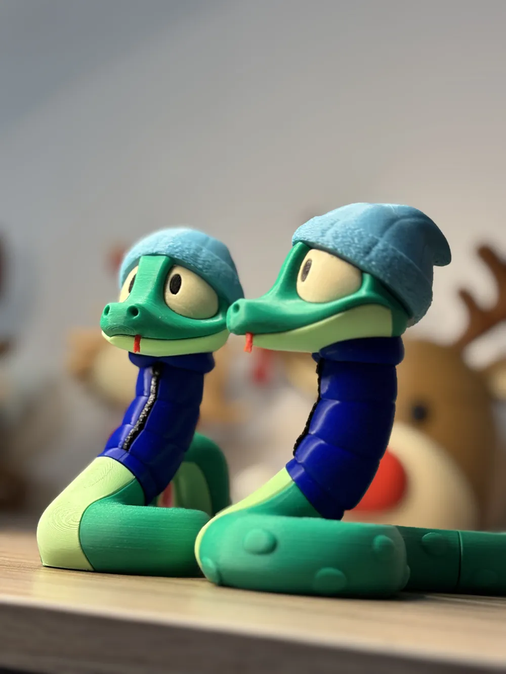 Cryss - The Winter Snake (NO AMS) - Free 3D Print Model - MakerWorld