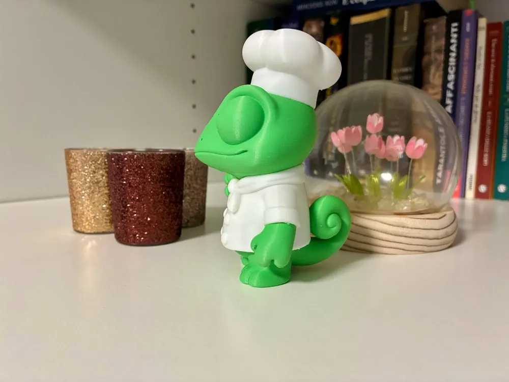 Chameleon chef by lucamoretti86 MakerWorld: Download Free 3D Models