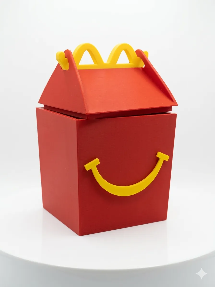 McHappy Meal bin box storage or garbage - Free 3D Print Model - MakerWorld