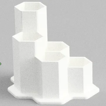 Stylish Multi-tier Hexagonal Pen Holder by Brad - MakerWorld