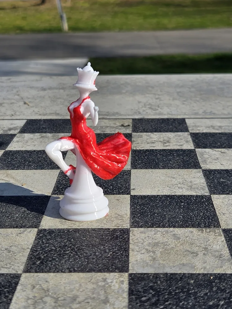 Chess King Queen standing/Dancing couple pose V2 by Vari217 MakerWorld ...
