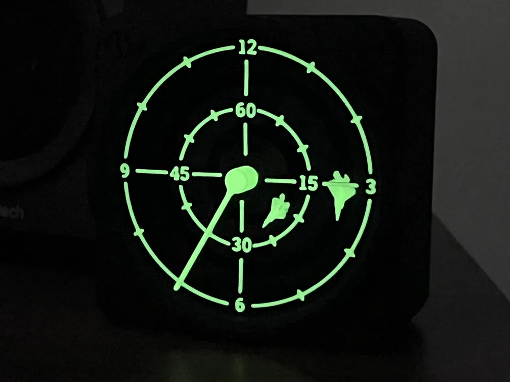 Relógio de mesa radar - Modelo gratuito para impressão 3D - MakerWorld