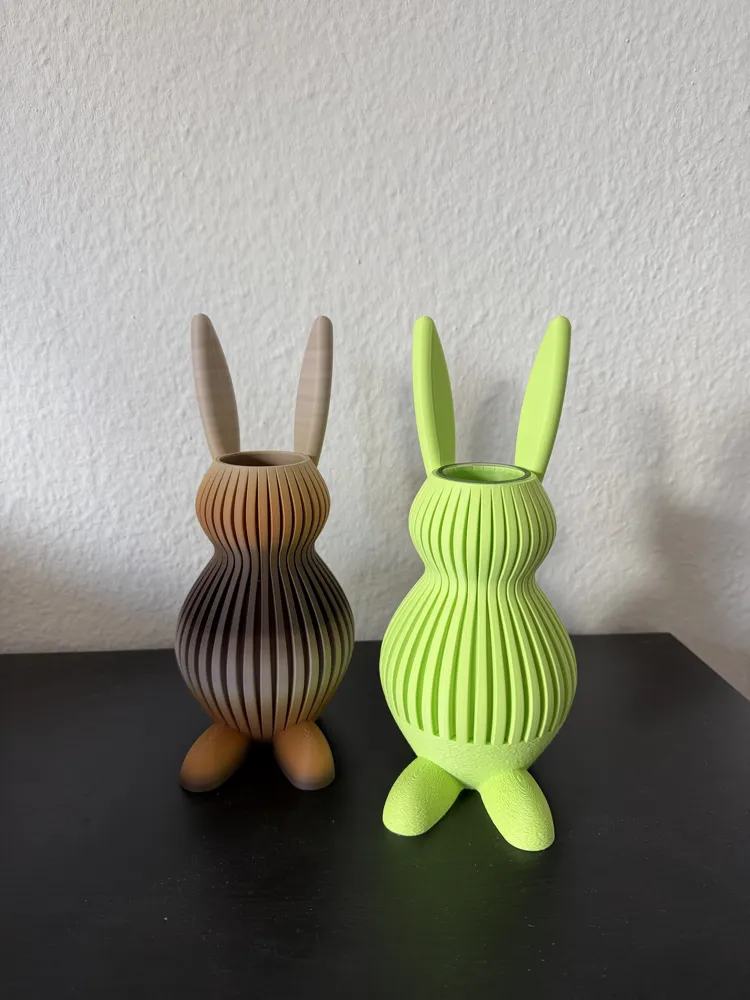 Modern Bunny Vase | Spring & Easter Decoration - Free 3D Print Model ...