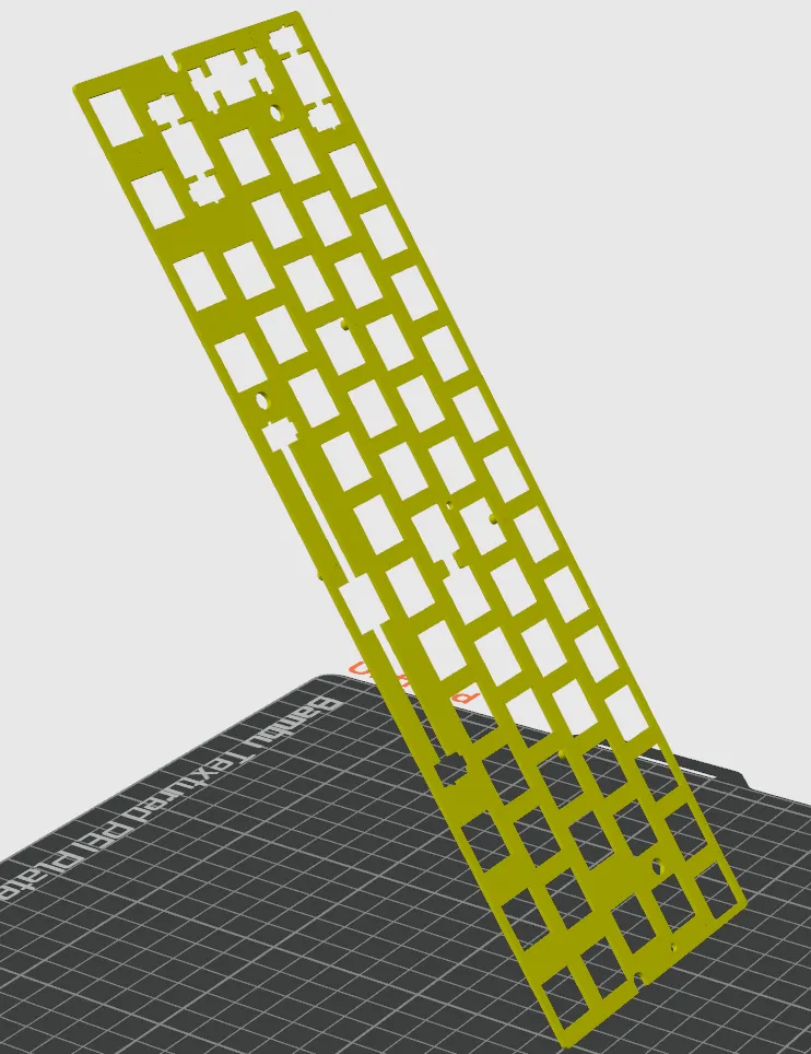 Wooting 60HE ISO Plate by M1K___ - MakerWorld