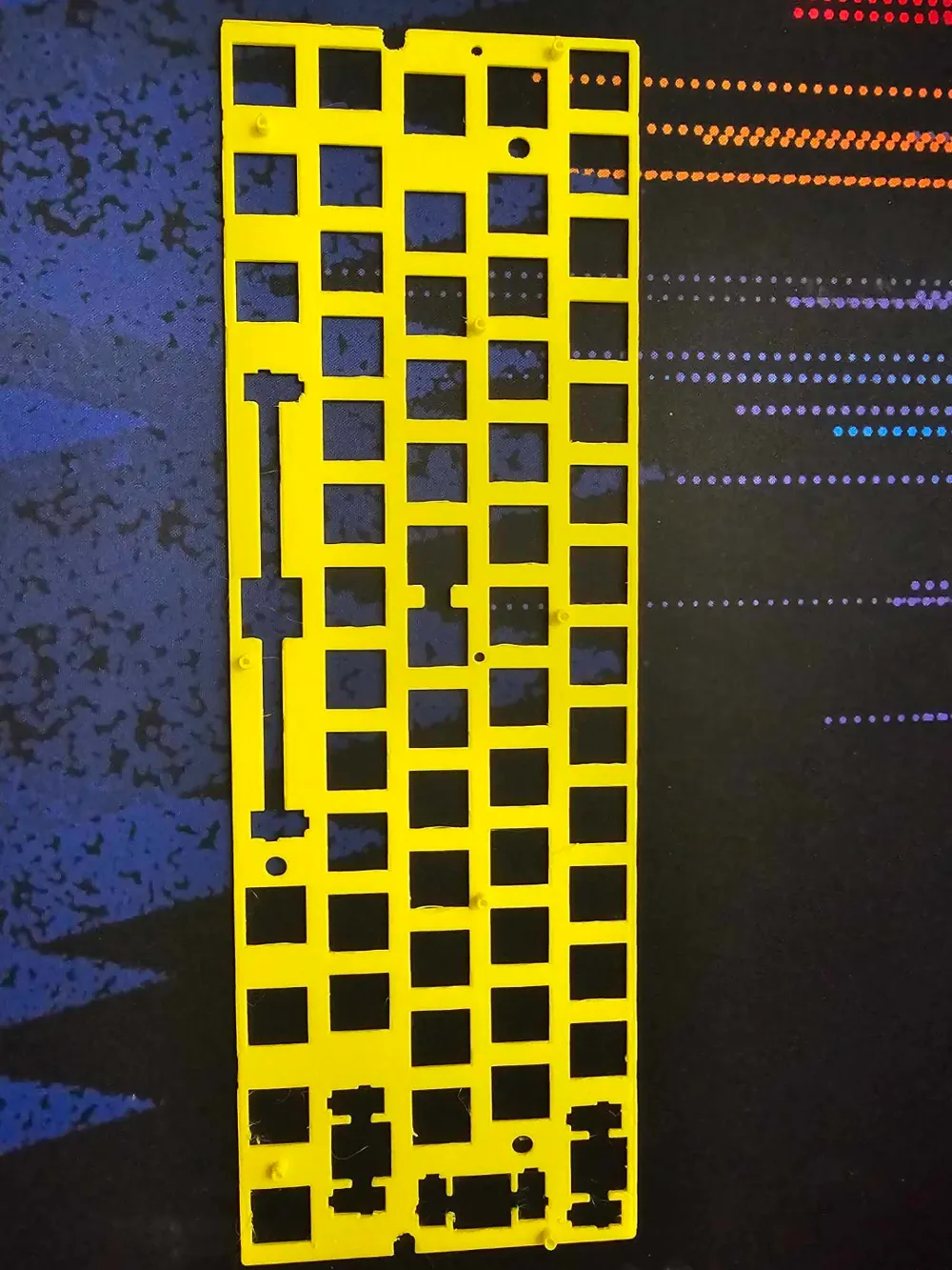 Wooting 60HE ISO Plate by M1K___ - MakerWorld