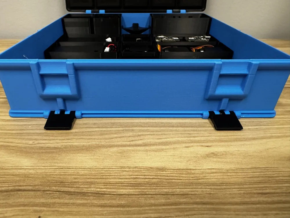 Stackable CyberBrick Gridfinity 5x5 Organizer Box - Free 3D Print Model ...