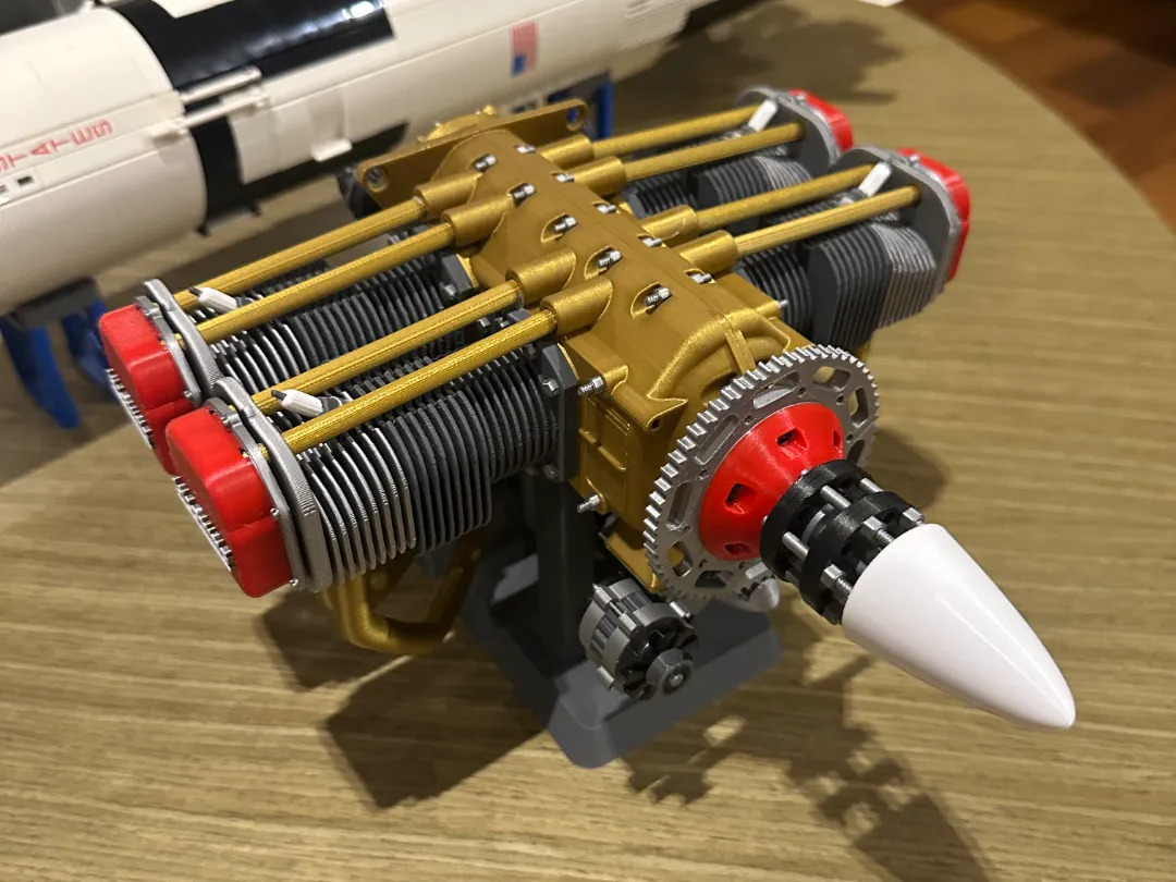 lycoming o360 airplane engine by Andre Vuillermet MakerWorld: Download Free 3D Models