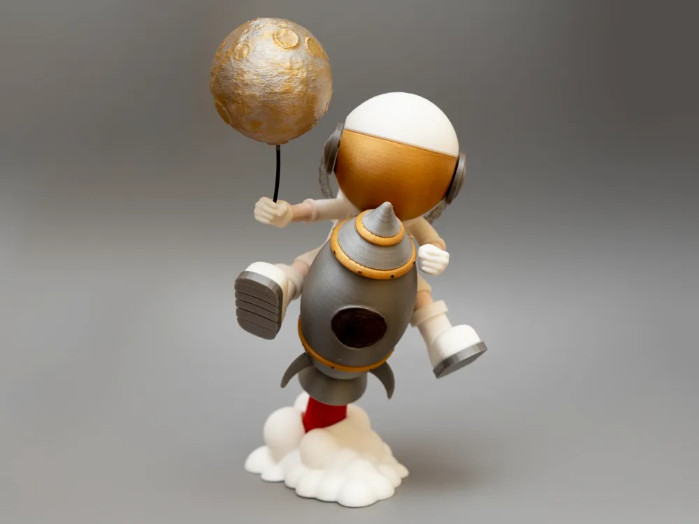Cute Space Explorer - Little astronaut by Sam HellMyth MakerWorld ...